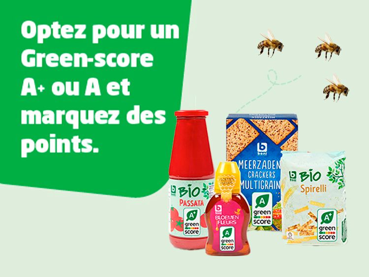 Gagnez des points dans votre app Xtra grâce au Green-score | Colruyt